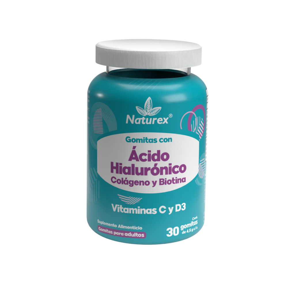 Gomitas con Ácido Hialurónico, Colágeno, Biotina, Vitamina C y Vitamina ...